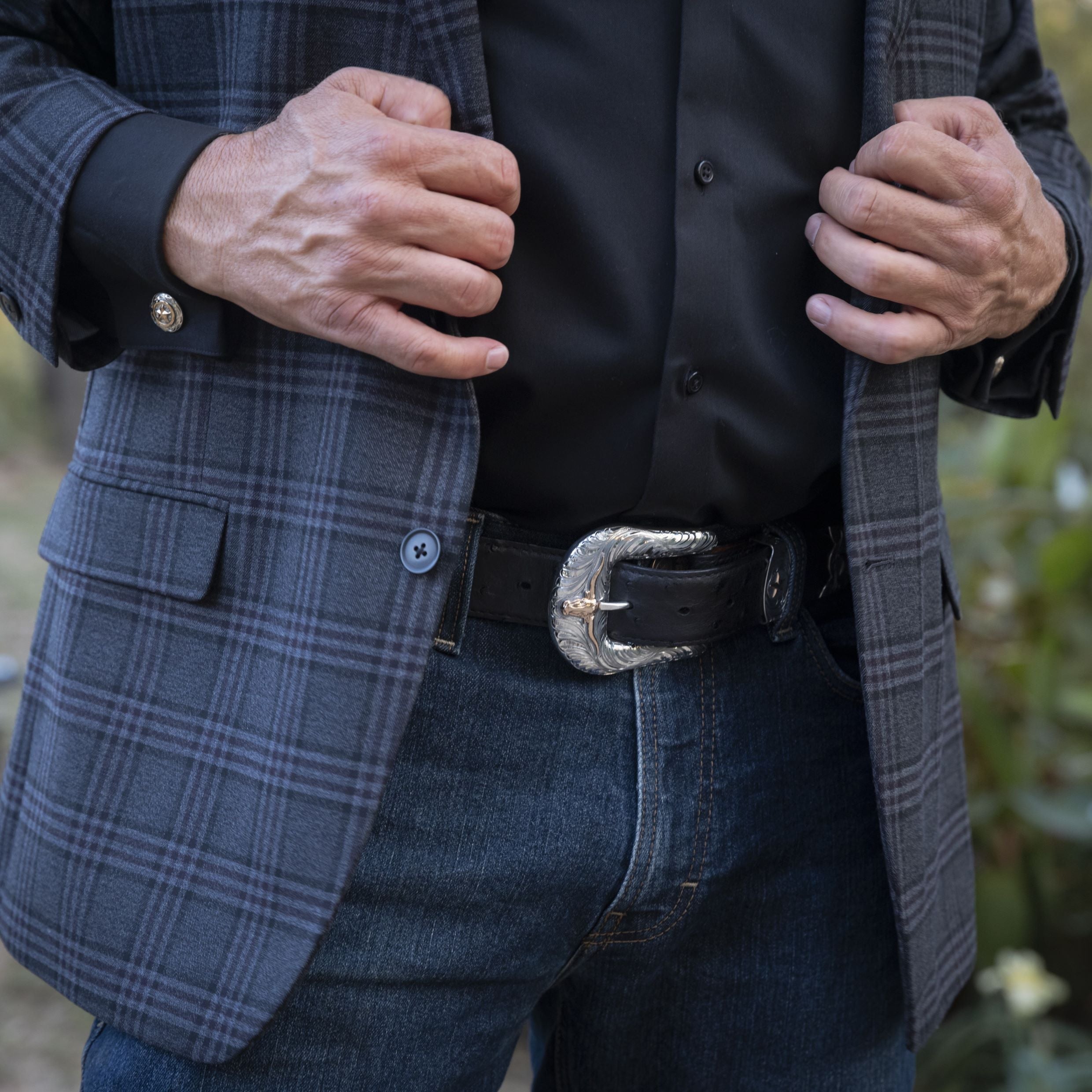 Men's 1 1/2" Buckle Sets – Vogt Silversmiths