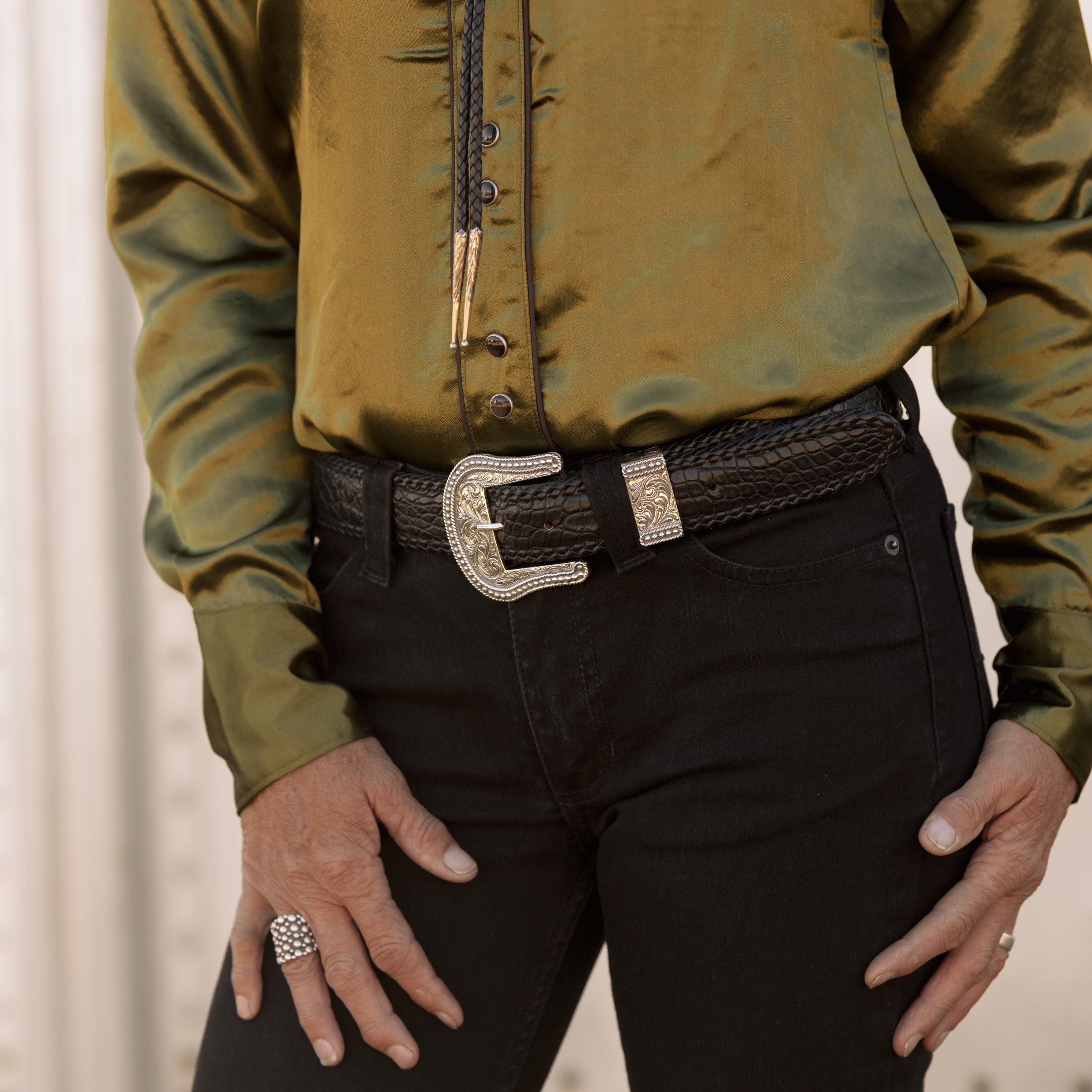 Women's 1 1/2" Buckle Sets – Vogt Silversmiths