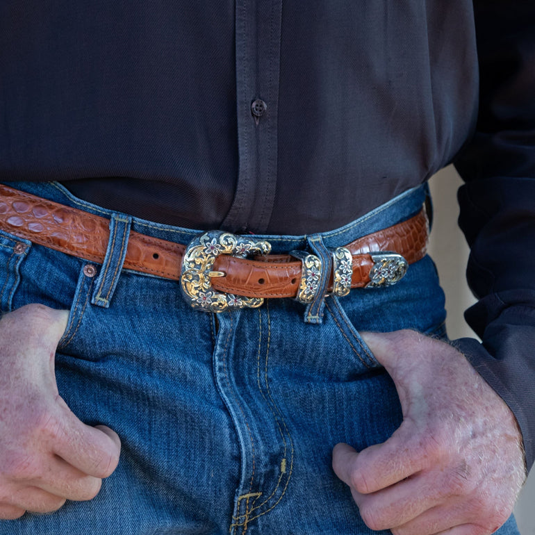 Men's 1" Buckle Sets – Vogt Silversmiths