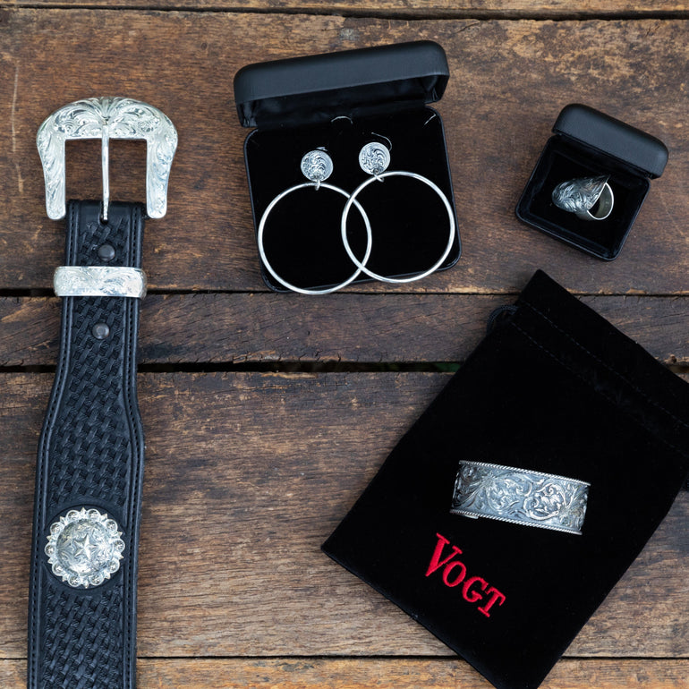 Vogt Silversmiths | Sterling Silver Belt Buckles & Custom Jewelry
